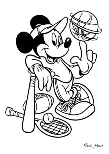 Bojanke Mickey Mouse, Minnie i Pajo patak • Reci Peci