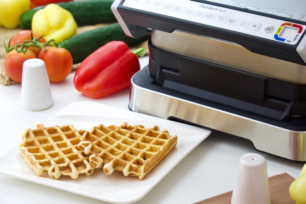 Slani vafli sa šunkom i sirom • Reci Peci